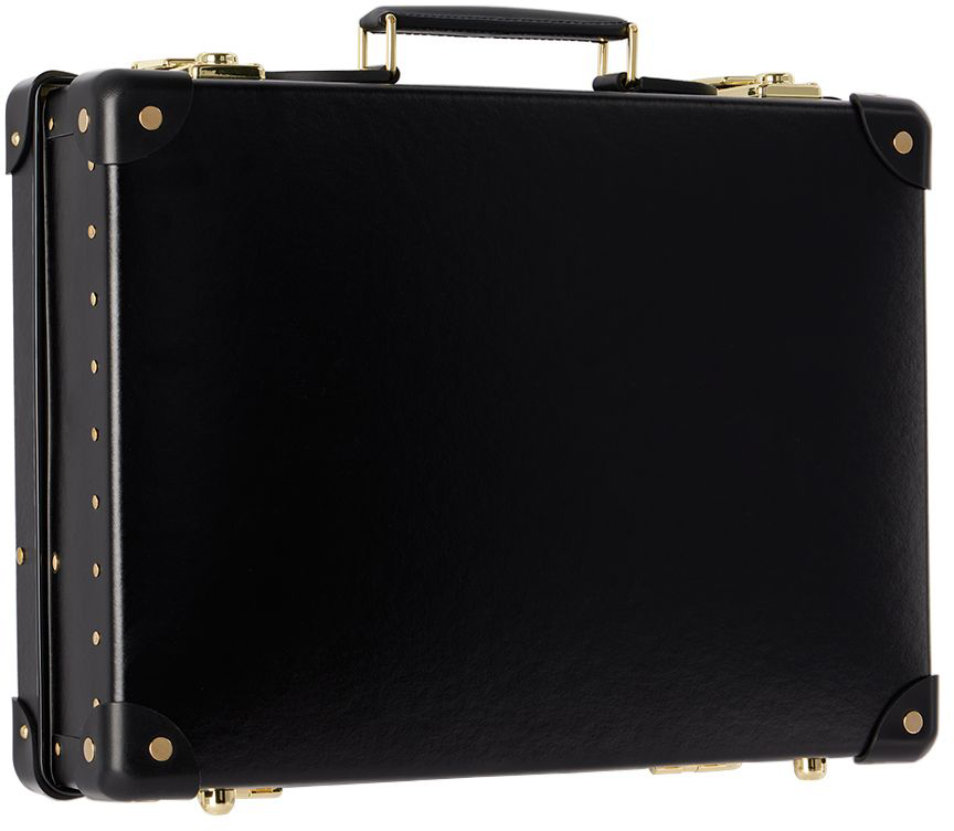 Globe-Trotter Black Centenary Attaché Briefcase Globe-Trotter