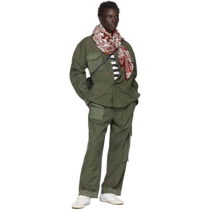 Loewe Khaki William De Morgan Canvas Jumpsuit Loewe