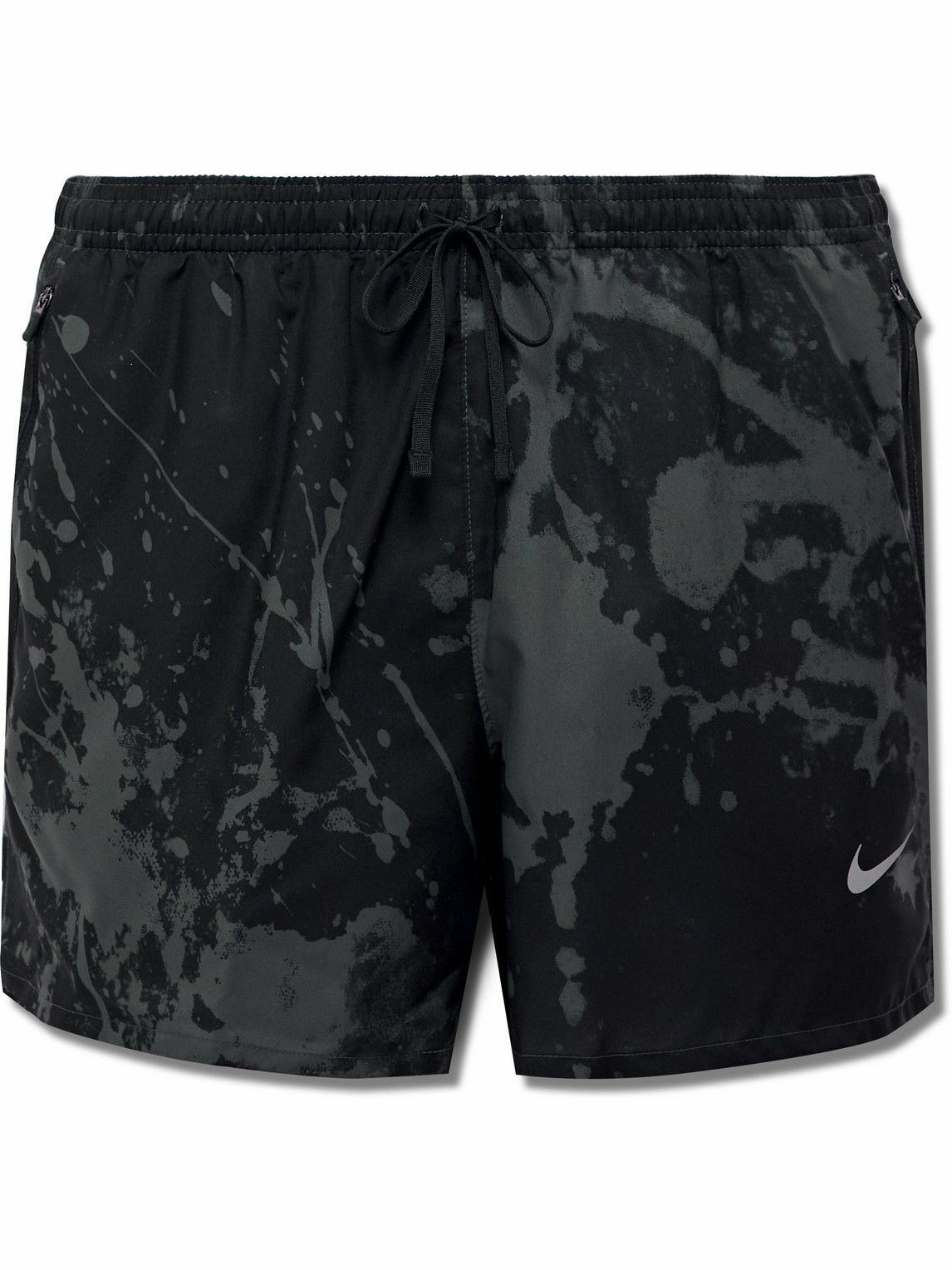 Nike Running - Run Division Stride Printed Dri-FIT Drawstring Shorts ...