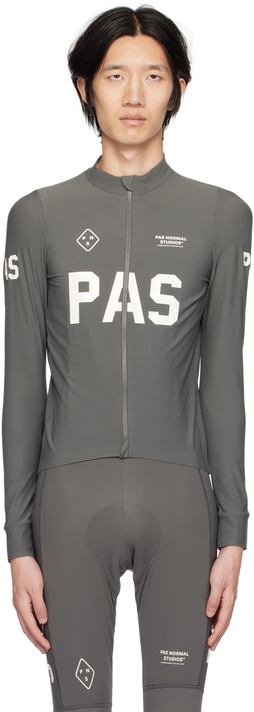 Pas Normal Studios Gray High Intensity Long Sleeve T-Shirt Pas Normal ...