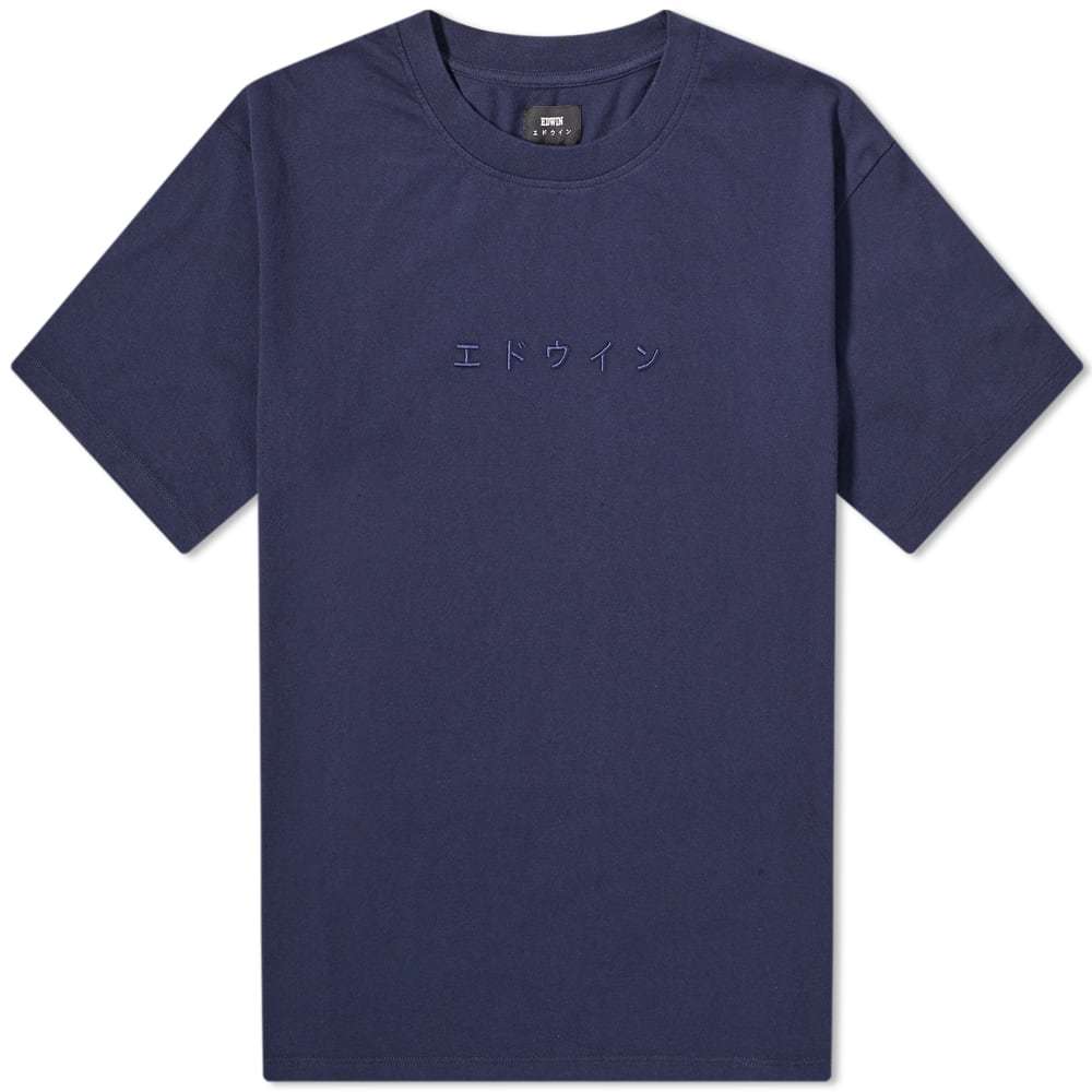 Edwin Katakana Embroidered Tee Edwin