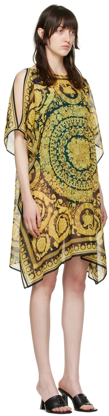 Versace Underwear Black Barocco Cover Up Dress Versace Underwear