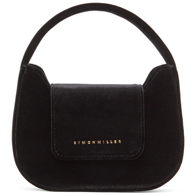 Simon Miller Black Velvet Mini Retro Bag Simon Miller