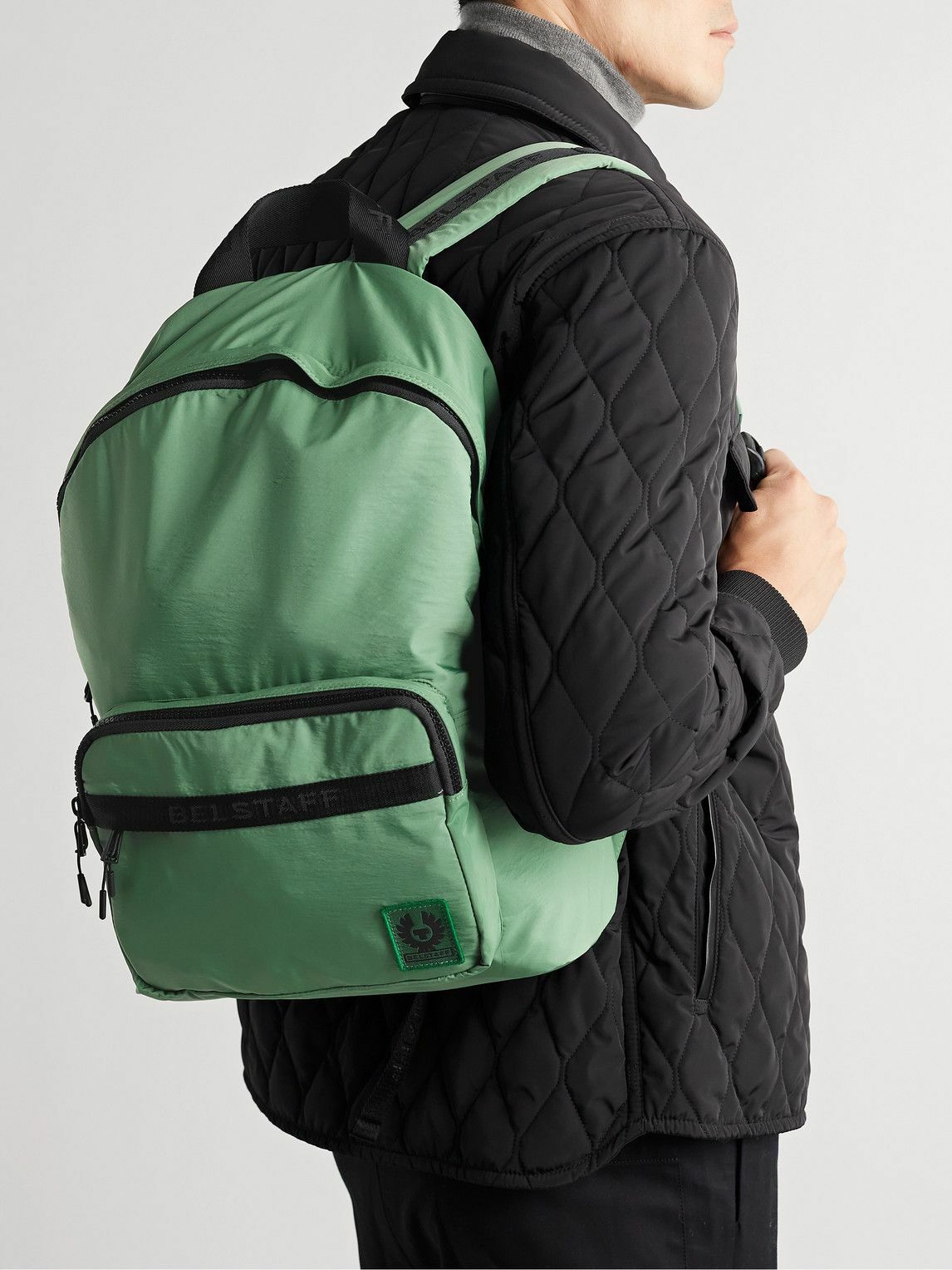 Belstaff - Logo-Appliquéd Ripple Shell Backpack Belstaff