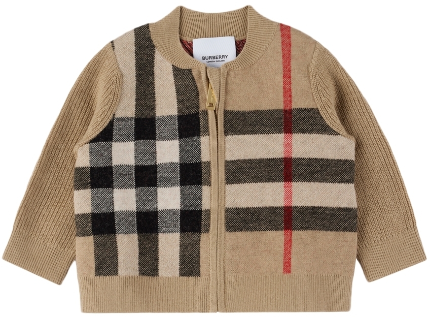 Burberry Baby Beige Check Jacket Burberry