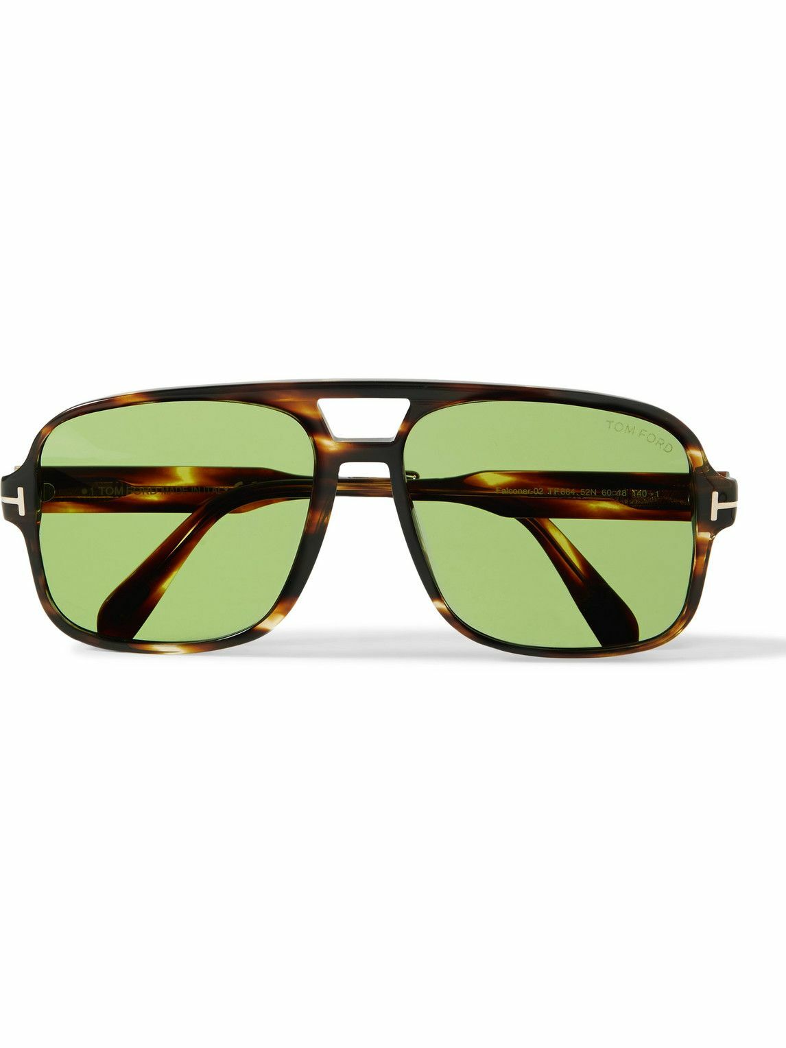 Tom Ford Aviator Style Tortoiseshell Acetate Sunglasses Tom Ford