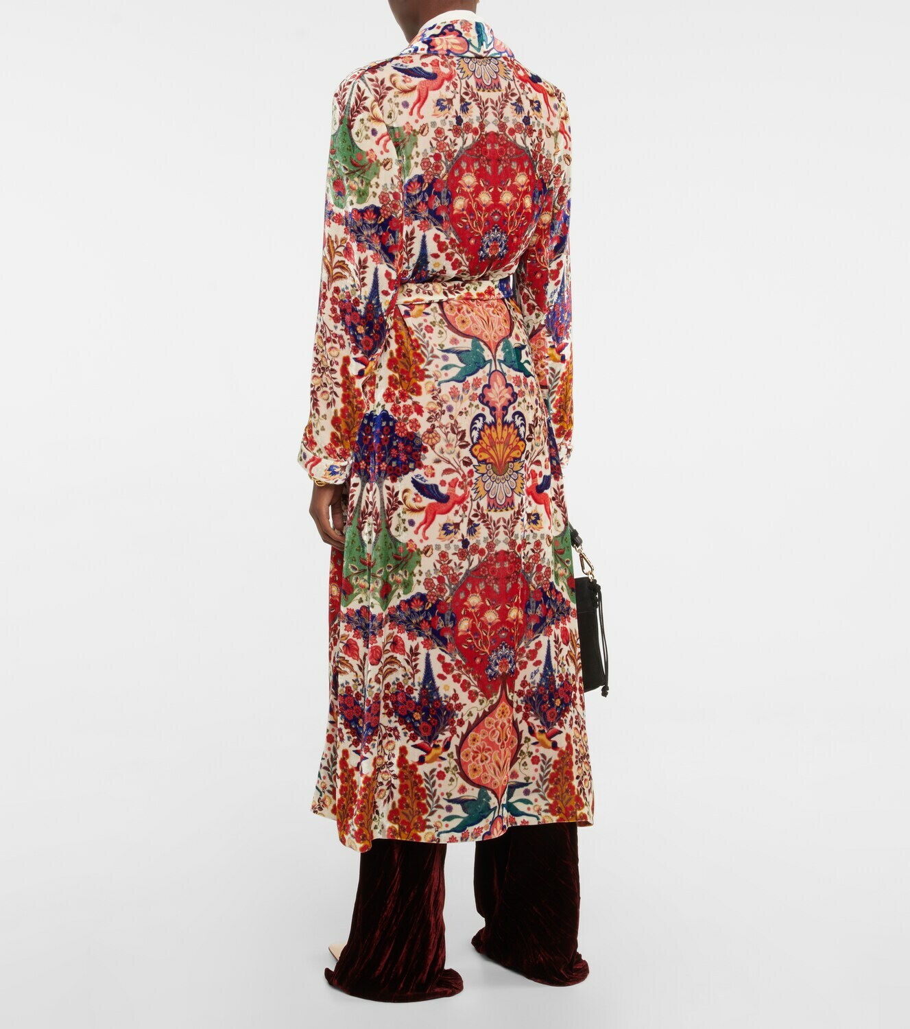 Etro - Printed velvet robe Etro