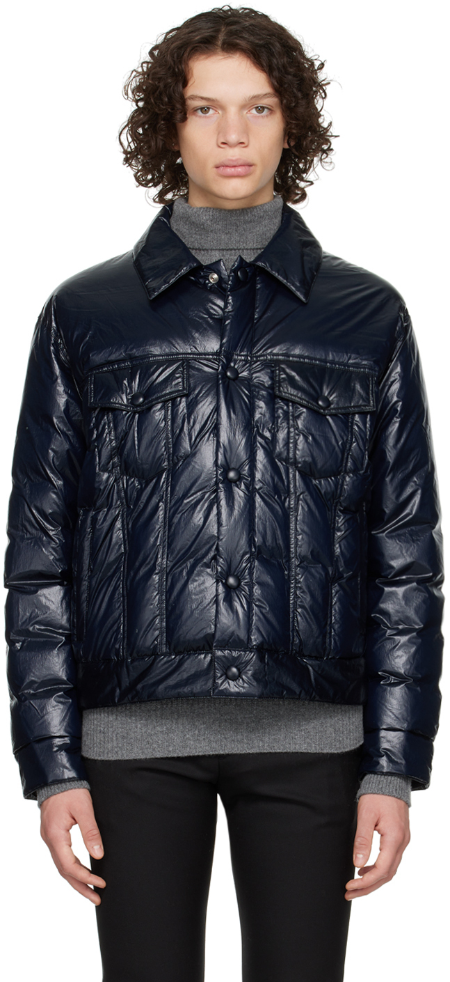System Navy Glossy Down Jacket System