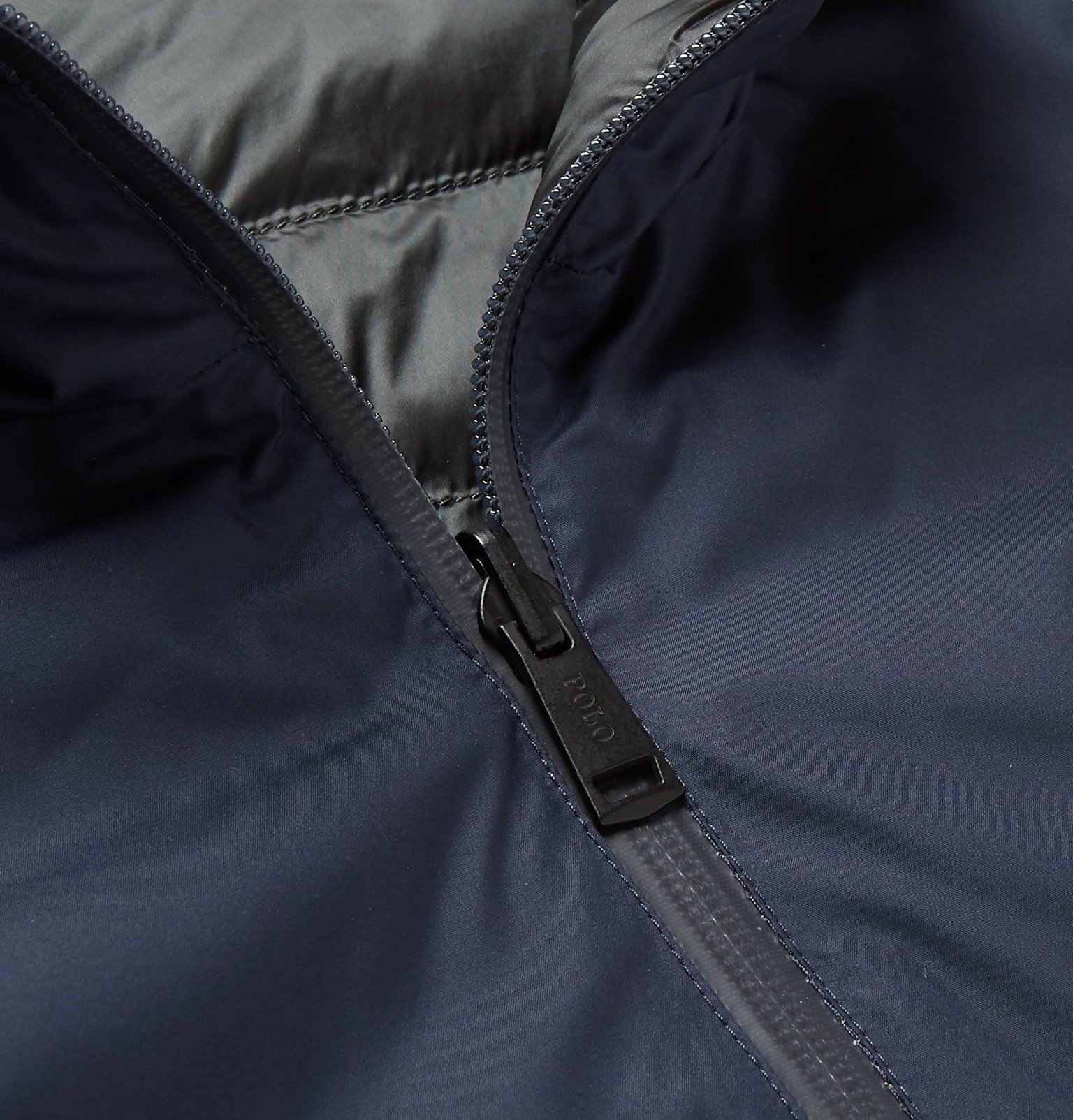 Polo Ralph Lauren - Reversible Padded Hooded Shell Jacket - Blue Polo ...