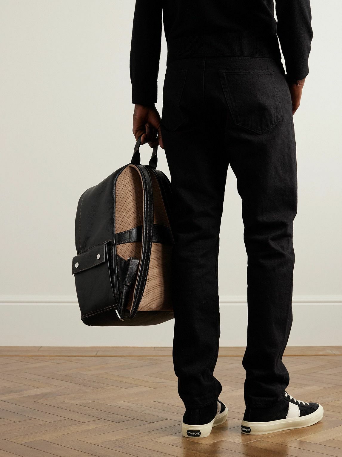 Brunello Cucinelli - Full-Grain Leather Backpack Brunello Cucinelli