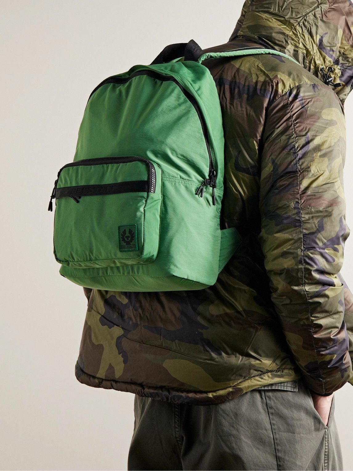 Belstaff - Logo-Appliquéd Memory Shell Backpack Belstaff