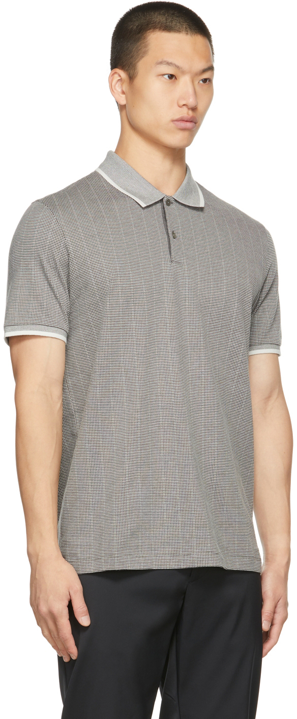 Theory Ticking Jacquard Polo Theory