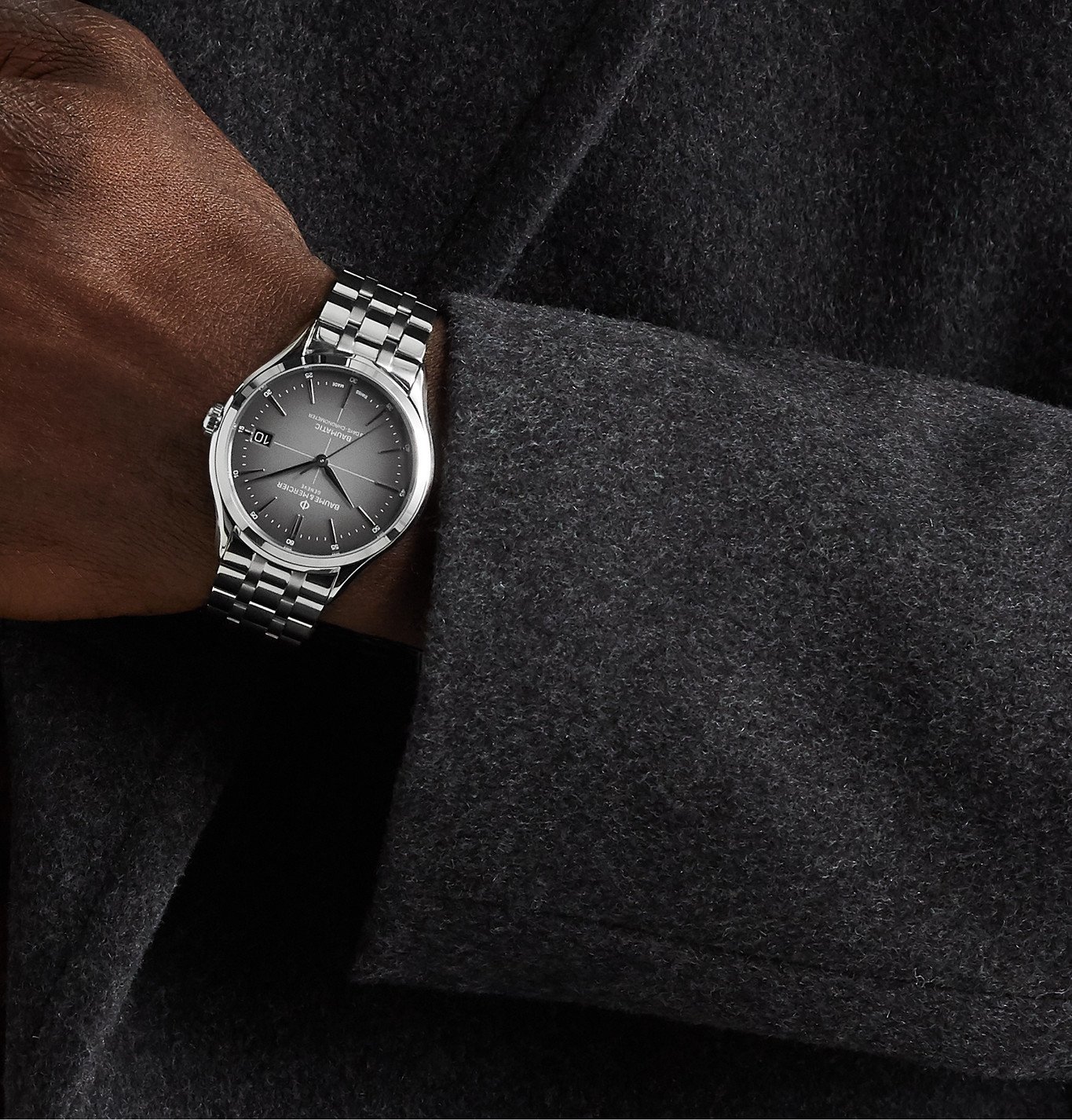 Baume & Mercier - Clifton Baumatic 10551 Automatic Chronometer 40mm ...