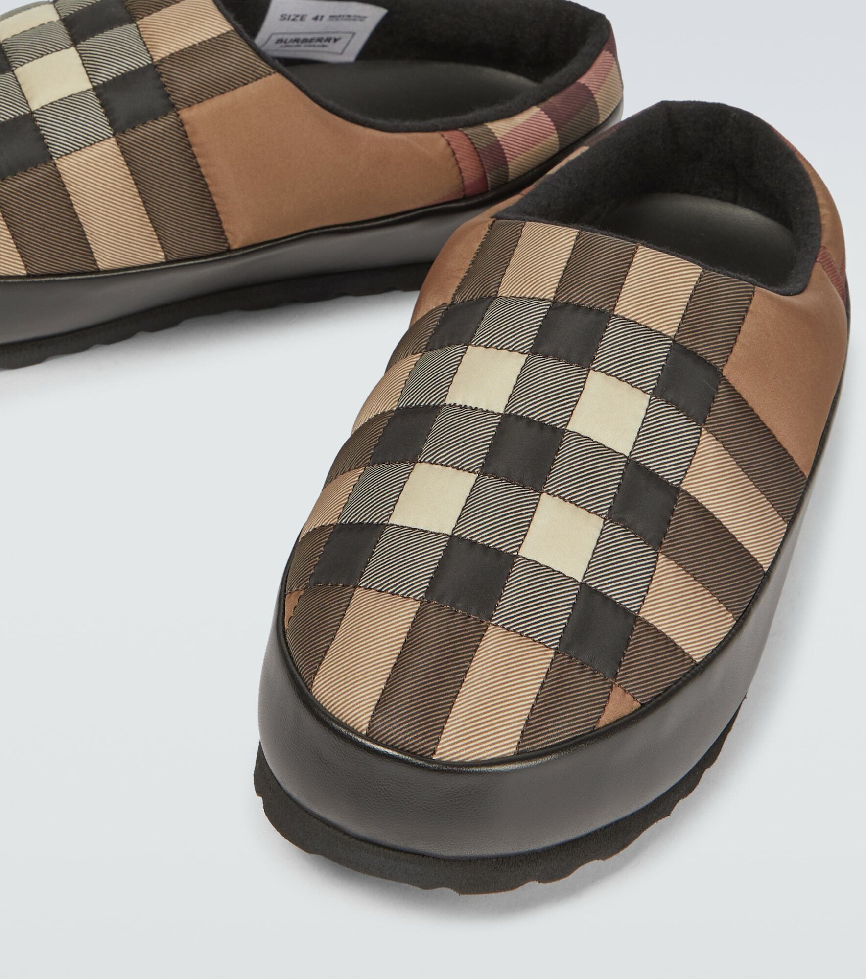 Burberry - Checked slippers Burberry