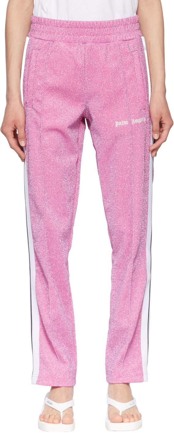 Palm Angels Pink Polyester Lounge Pants Palm Angels