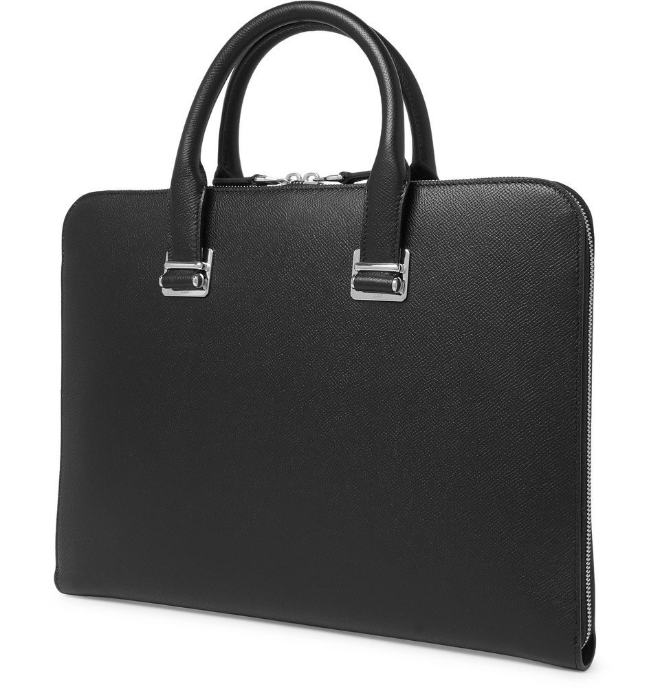 Dunhill - Cadogan Pebble-Grain Leather Briefcase - Black Dunhill