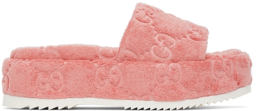 Gucci Pink GG Platform Sandals Gucci