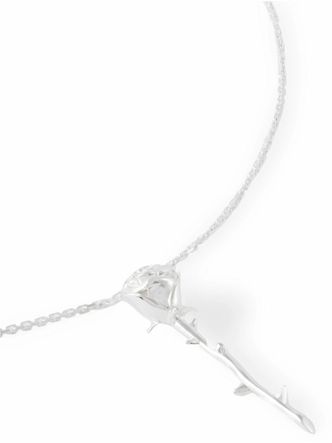 Hatton Labs - Rose Stem Silver Necklace Hatton Labs