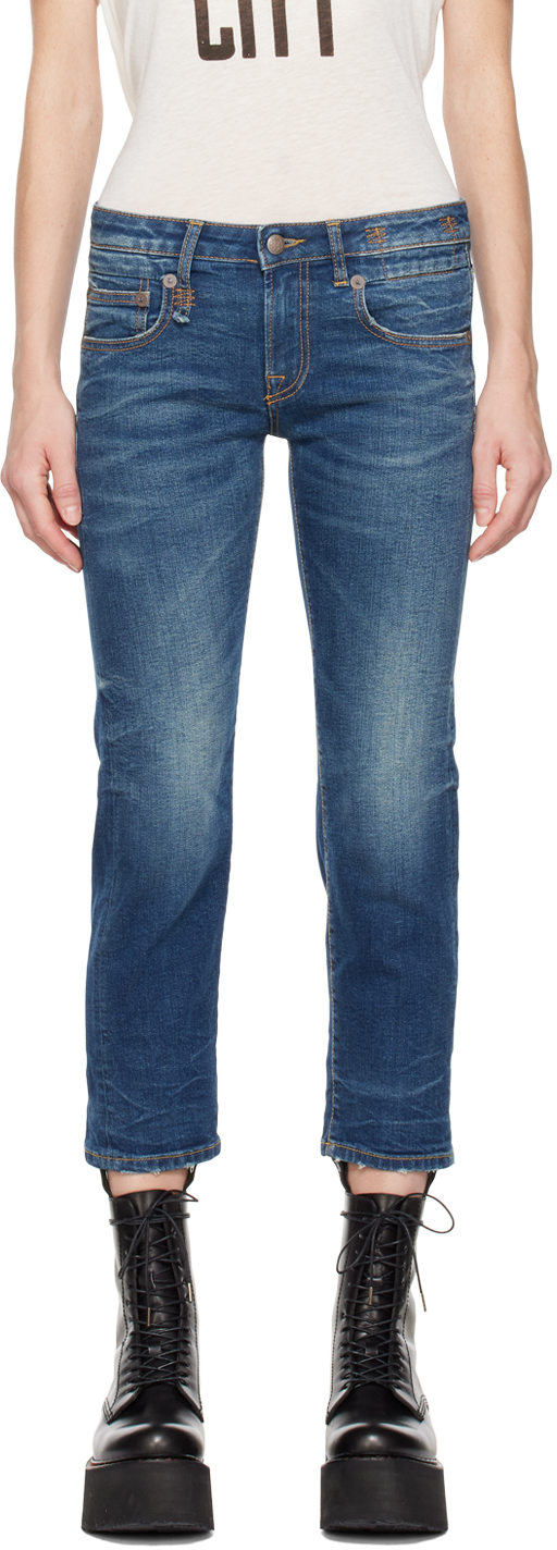 R13 Blue Boy Straight-Leg Jeans R13