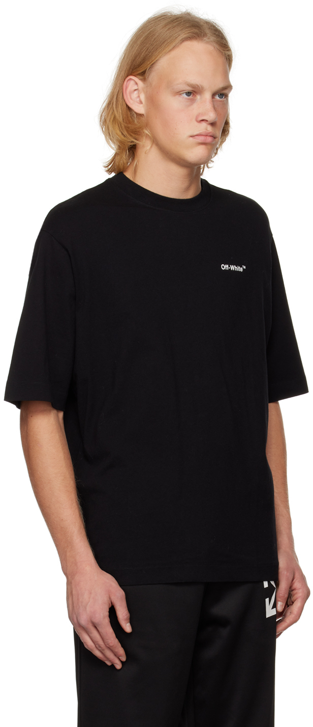 Off-White Black Printed T-Shirt Off-White