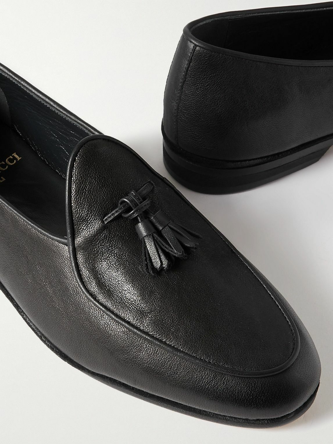 Rubinacci - Marphy Tasselled Leather Loafers - Black Rubinacci