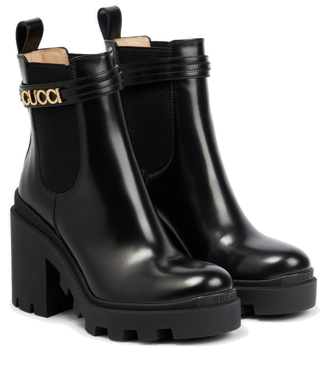 Gucci - Logo leather Chelsea boots Gucci