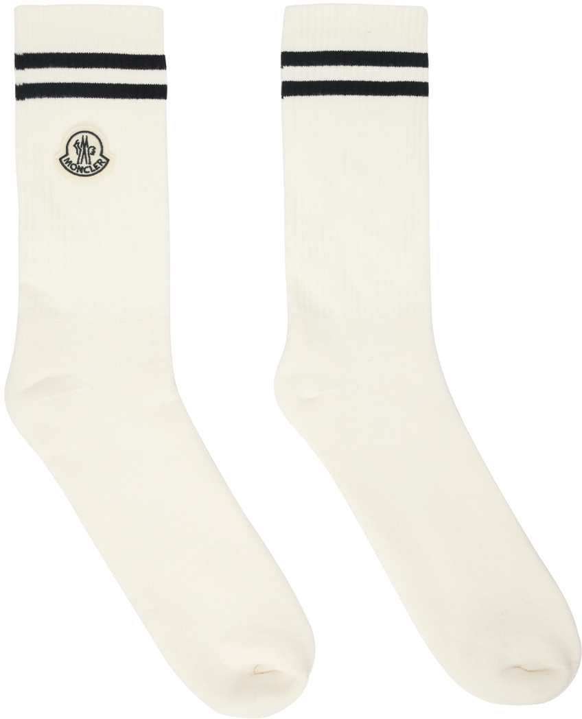 Moncler Genius Three-Pack Multicolor Striped Socks Moncler Genius