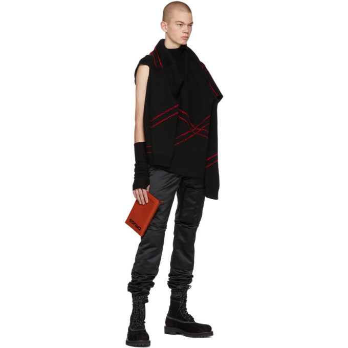 Raf Simons Navy Slim Space Cargo Pants Raf Simons