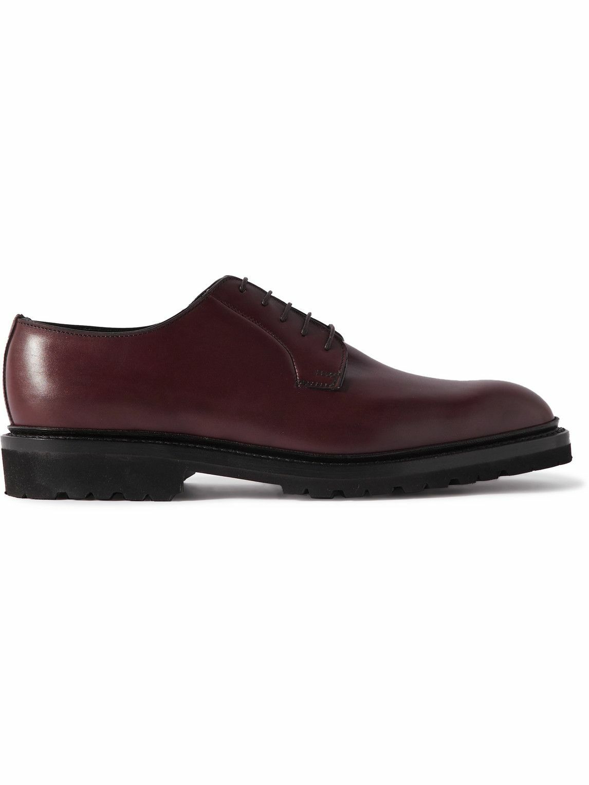 George Cleverley - Archie Leather Derby Shoes - Burgundy George Cleverley
