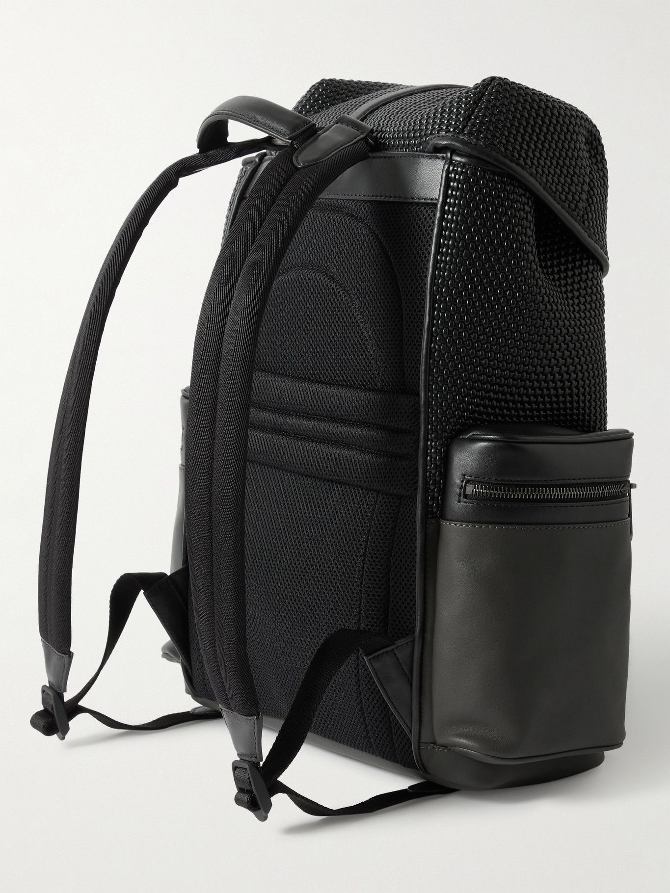 Ermenegildo Zegna - PELLETESSUTA Leather Backpack Ermenegildo Zegna