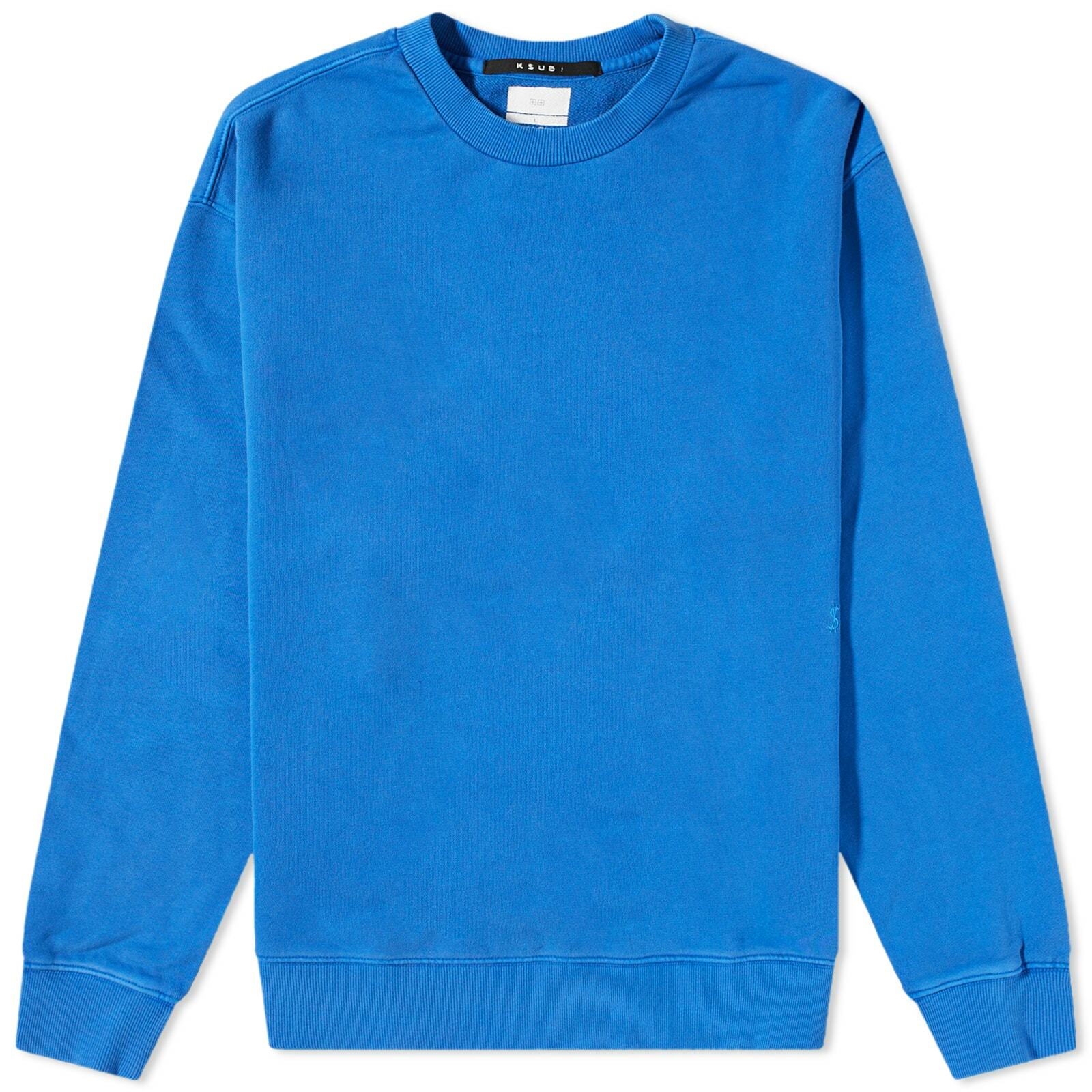 Ksubi Men's 4x4 Biggie Crew Sweat in Cobolt Ksubi