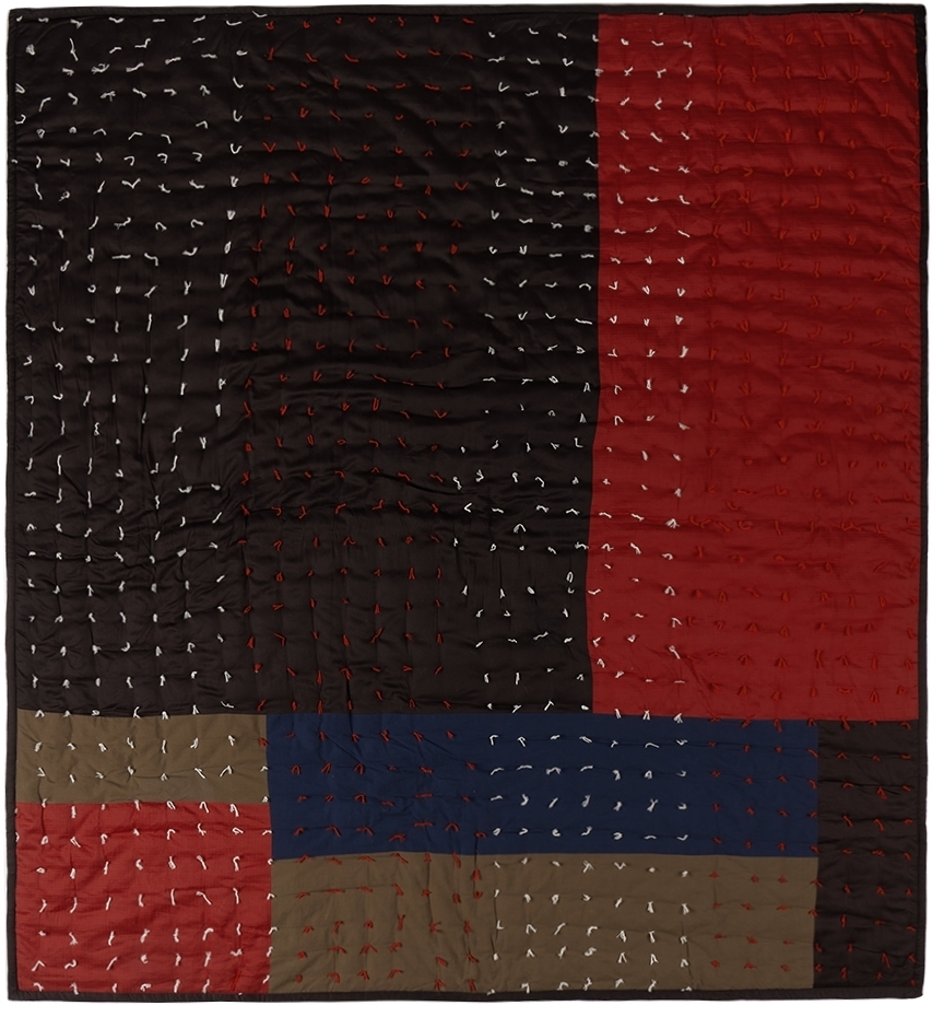 Bode Multicolor Duo Handtie Quilt Bode