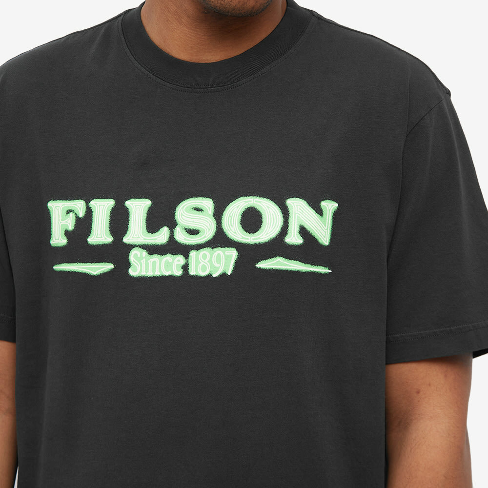 Filson Men's Logo Pioneer T-Shirt in Black Filson