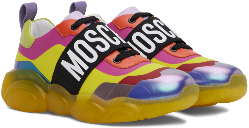 Moschino Multicolor Teddy Sneakers Moschino