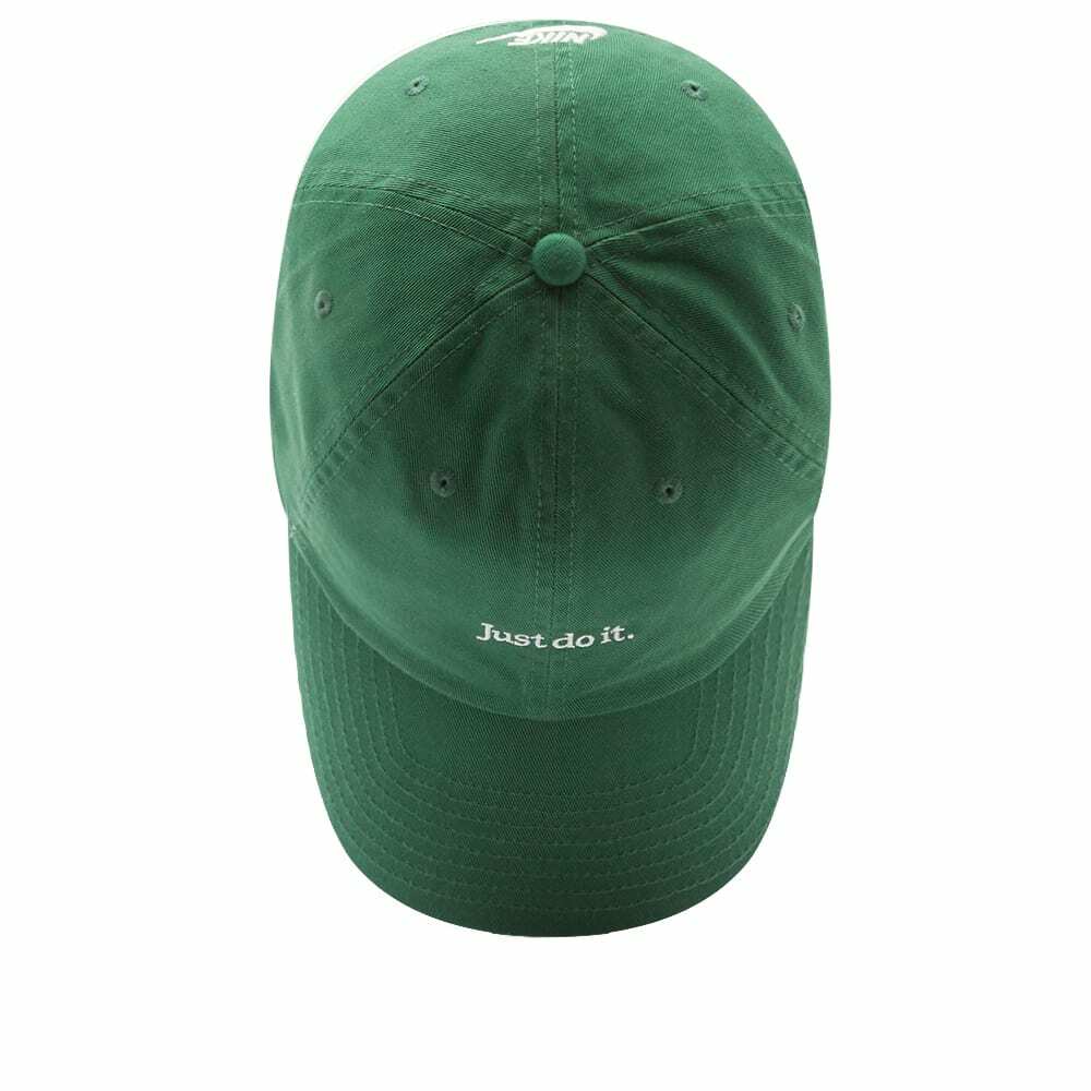 Nike Men's Futura Washed JDI Logo Cap in Gorge Green/Phantom Nike