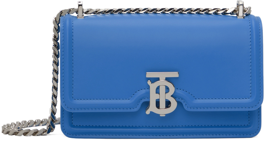 Burberry Blue Mini TB Shoulder Bag Burberry