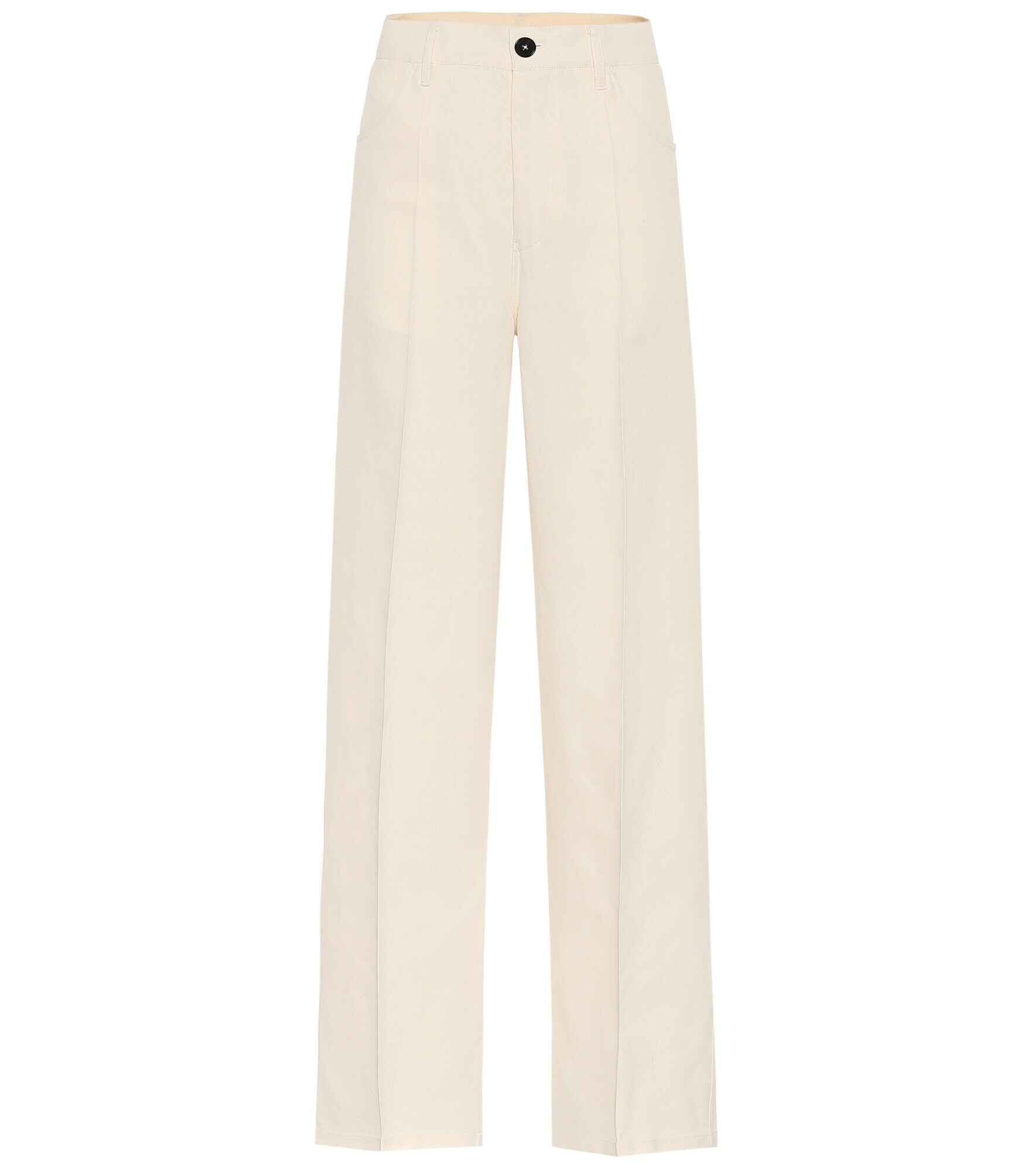 Jil Sander - High-rise cotton and silk pants Jil Sander
