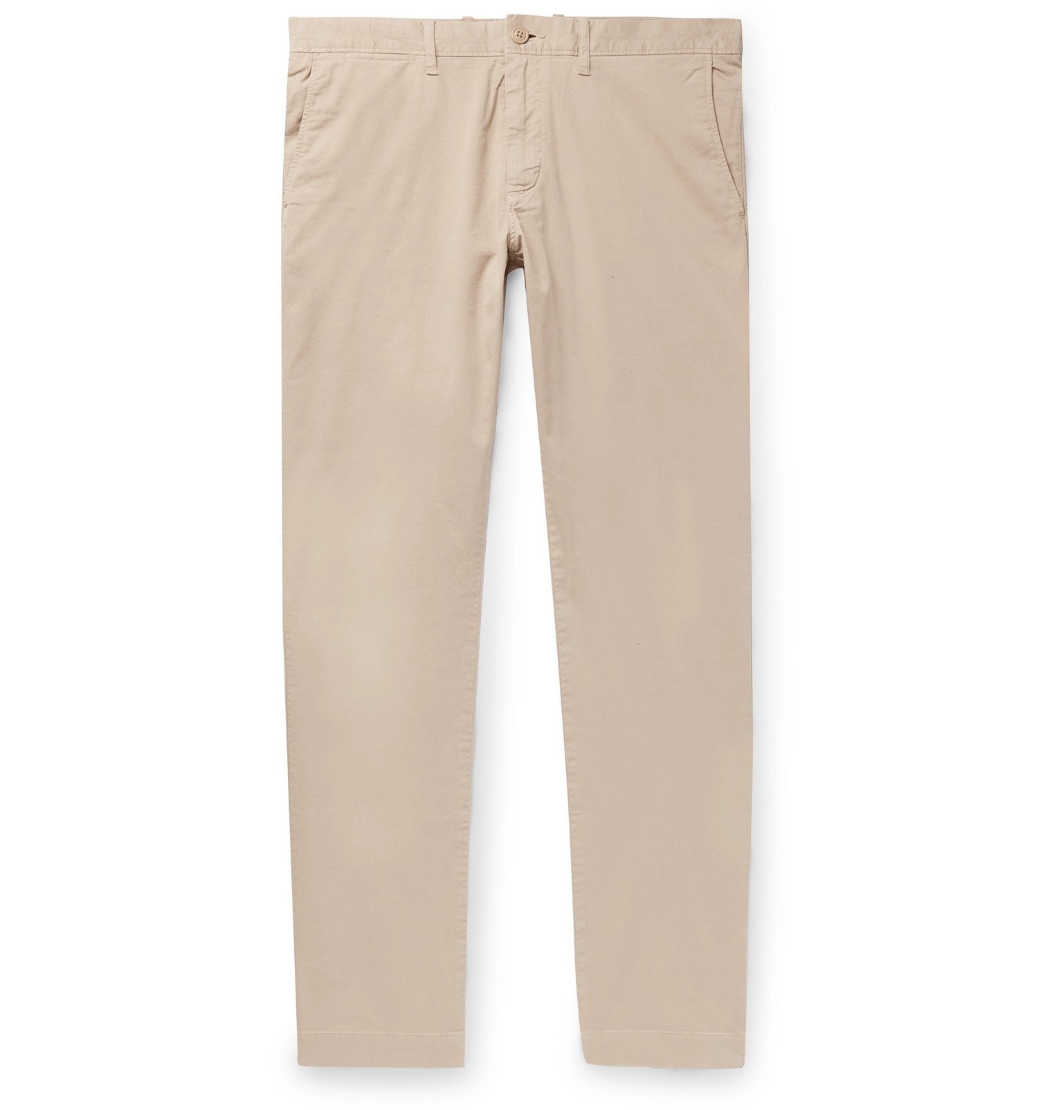 J.Crew - Slim-Fit Stretch-Cotton Twill Chinos - Neutrals J.Crew