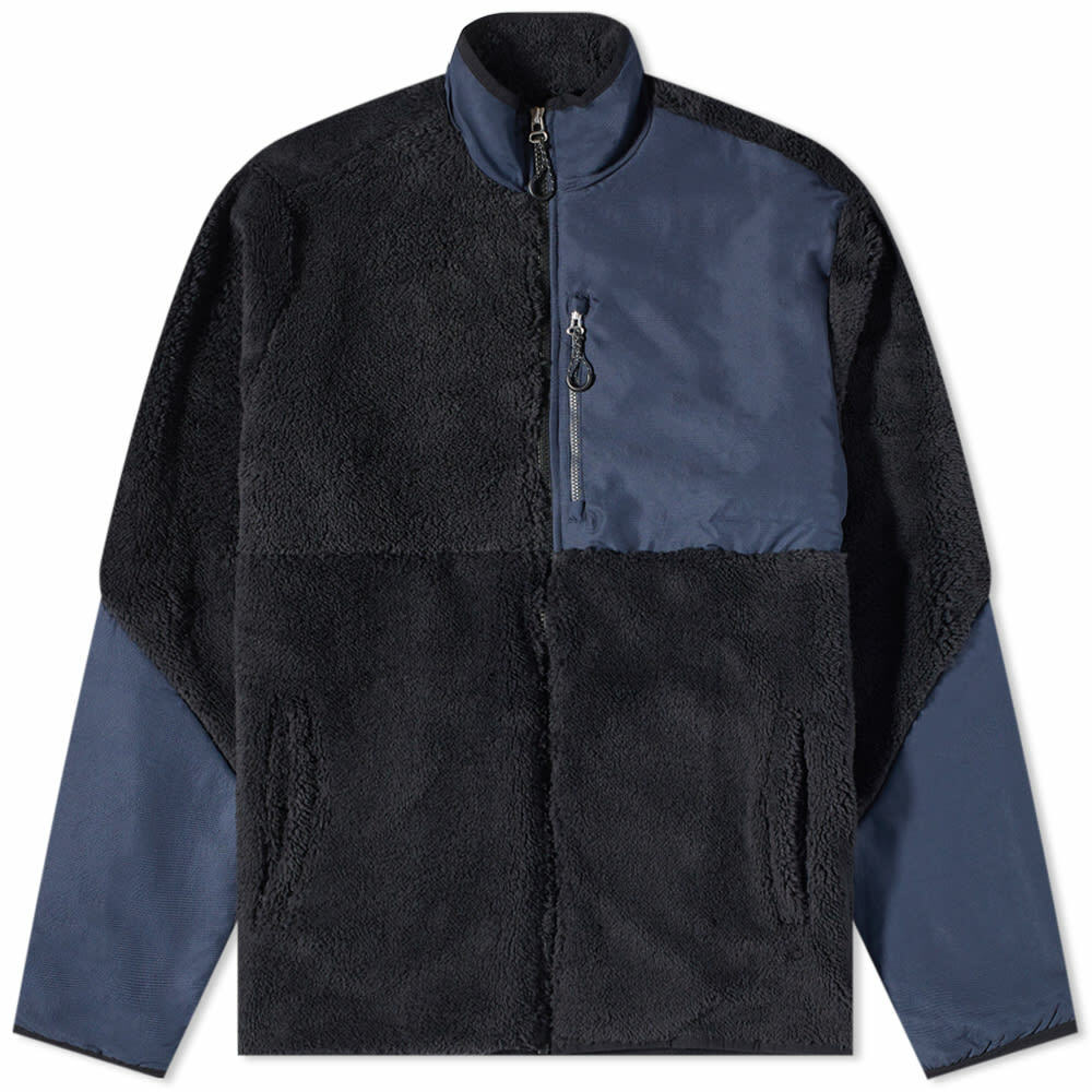 Edwin Men's Yonago Fleeced Jacket in Black Edwin