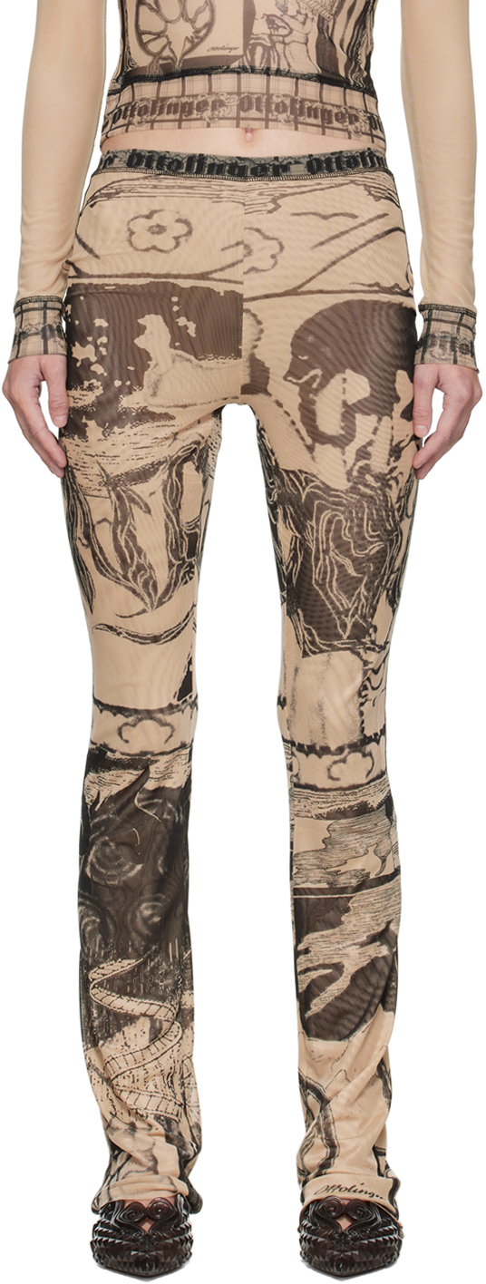Ottolinger Beige Printed Lounge Pants Ottolinger