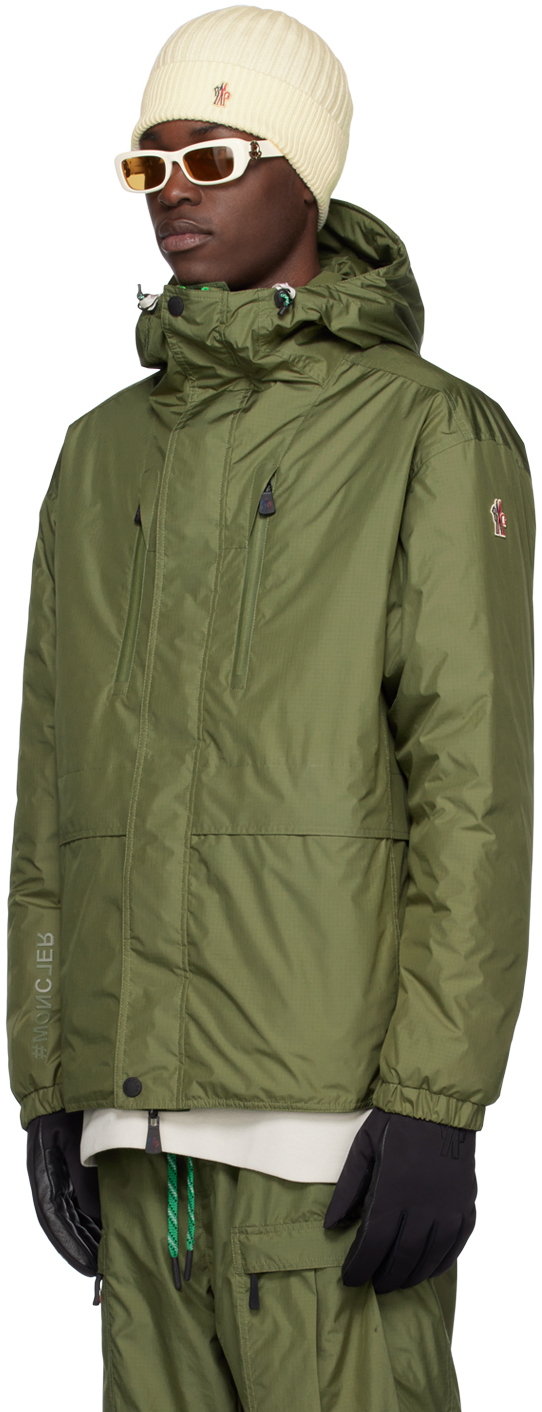 Moncler Grenoble Khaki Leuk Down Jacket Moncler Grenoble