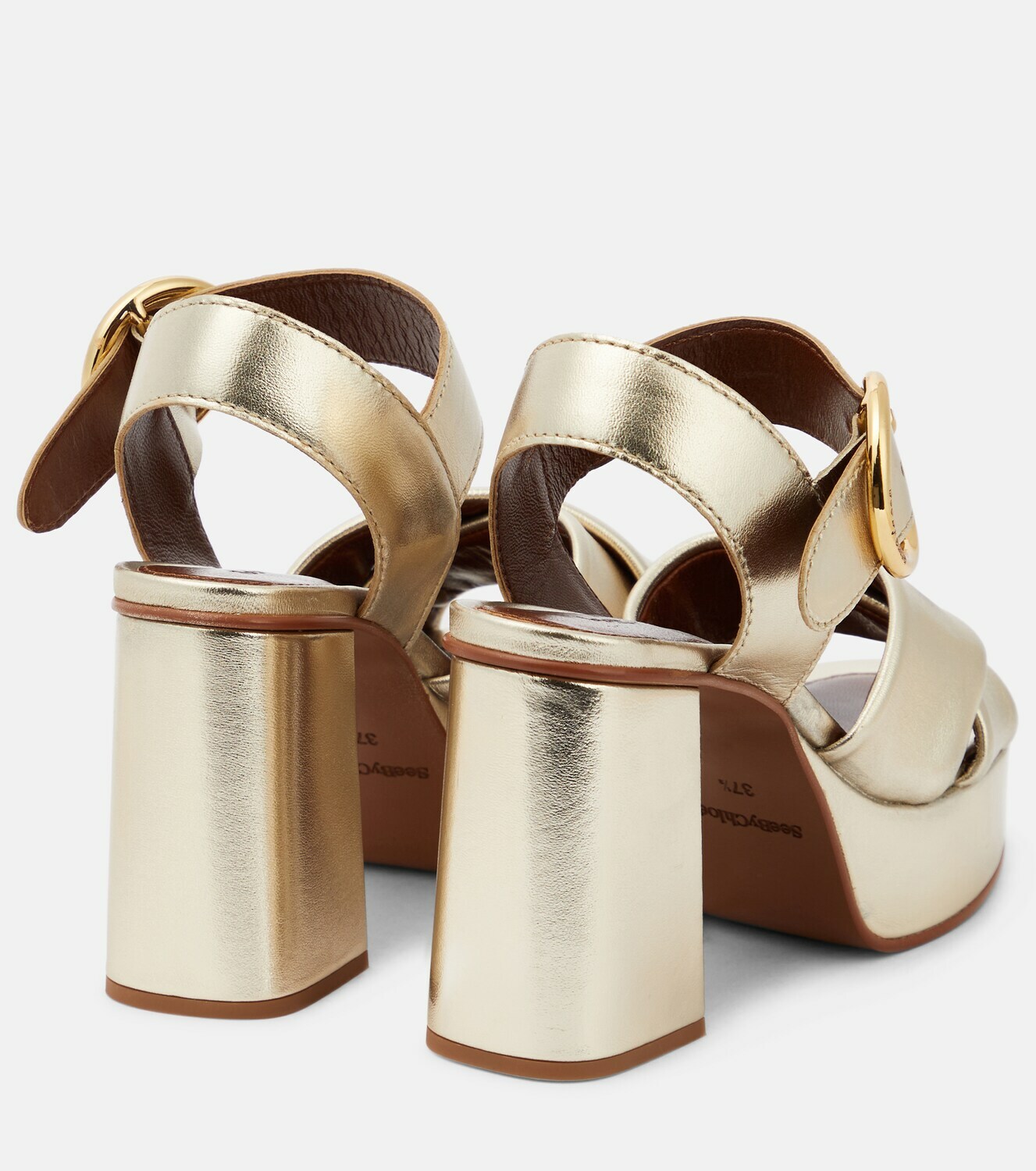 See By Chloe - Lyna leather platform sandals See by Chloe
