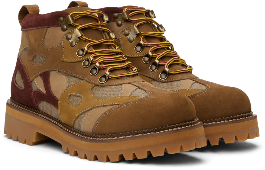 KidSuper Brown Swirls Boots KidSuper