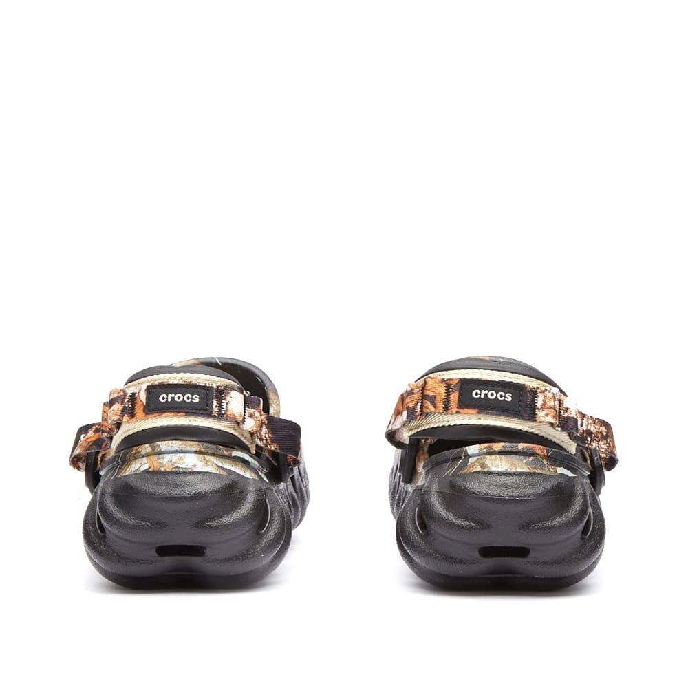 Crocs Echo Clog in Black Tree Edge Crocs