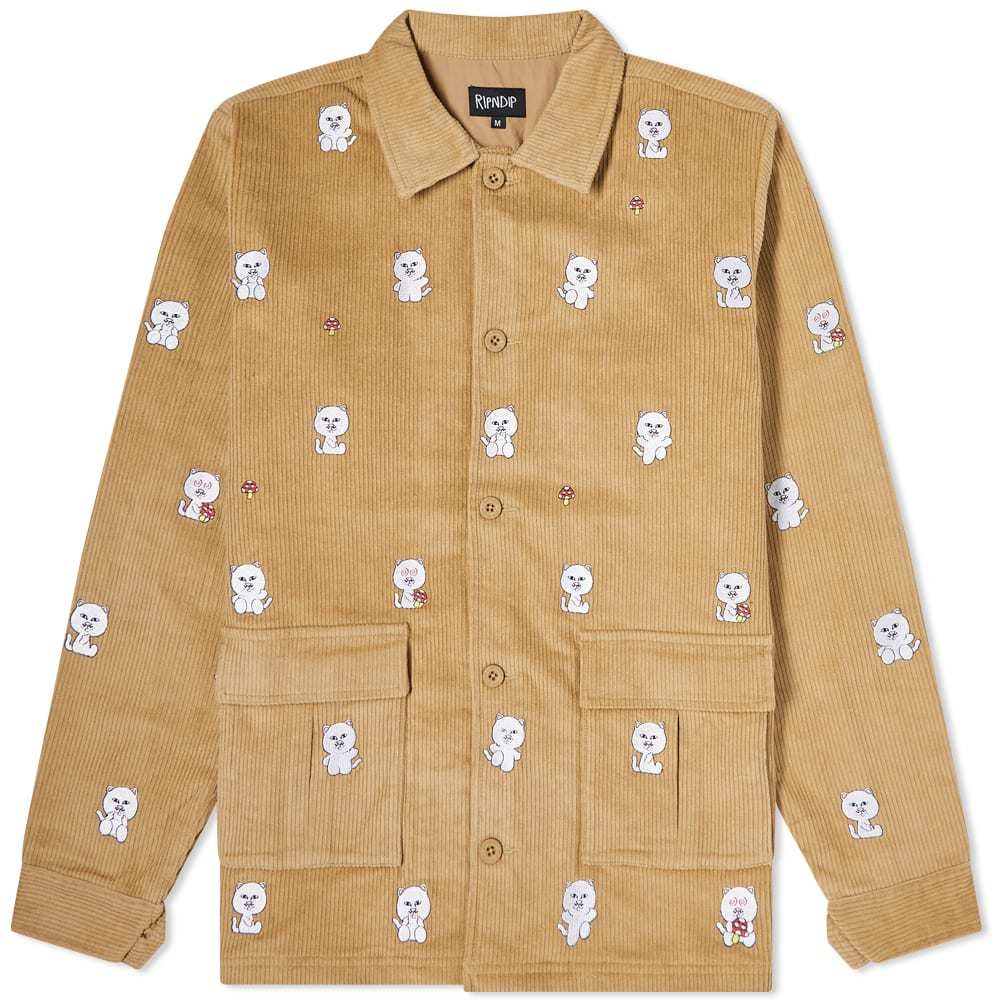 RIPNDIP All Over Embroidery Corduroy Jacket RIPNDIP