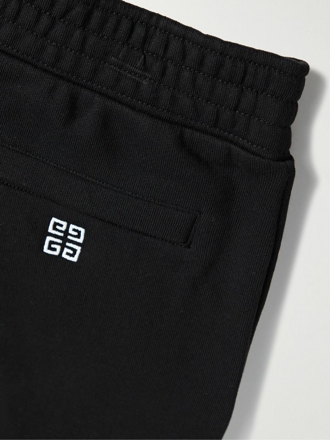 Givenchy - Logo-Embroidered Cotton-Jersey Shorts - Black Givenchy