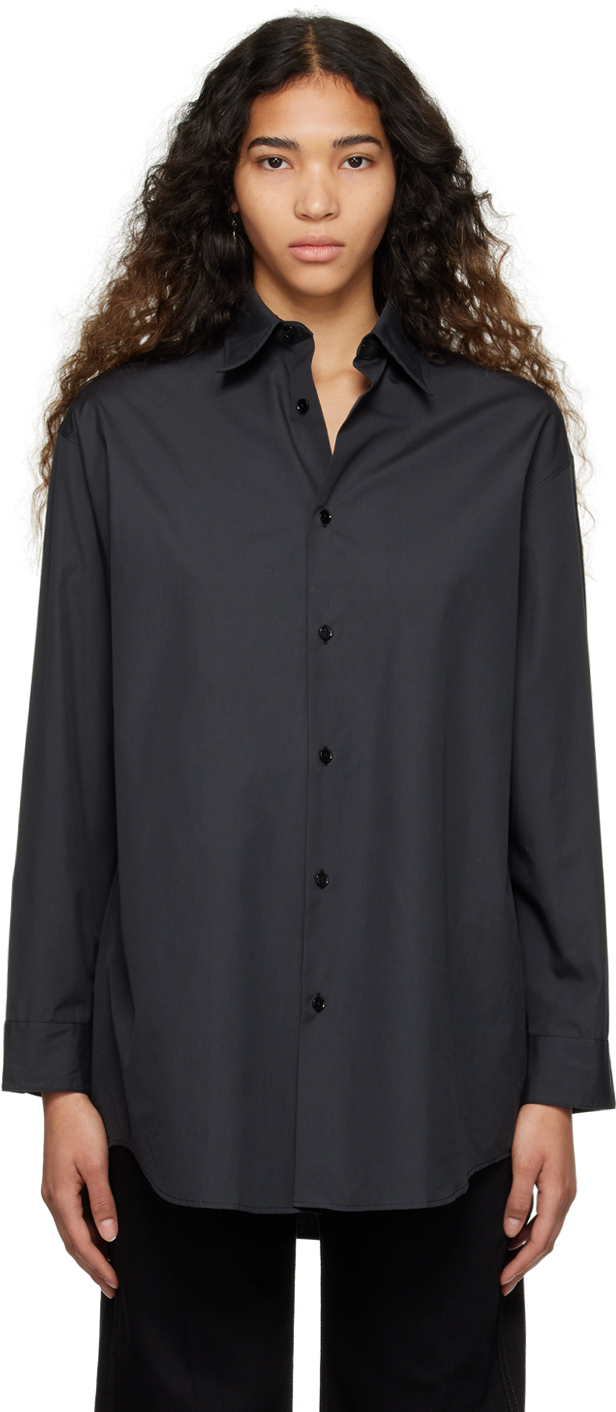 LEMAIRE Black Long Shirt Lemaire