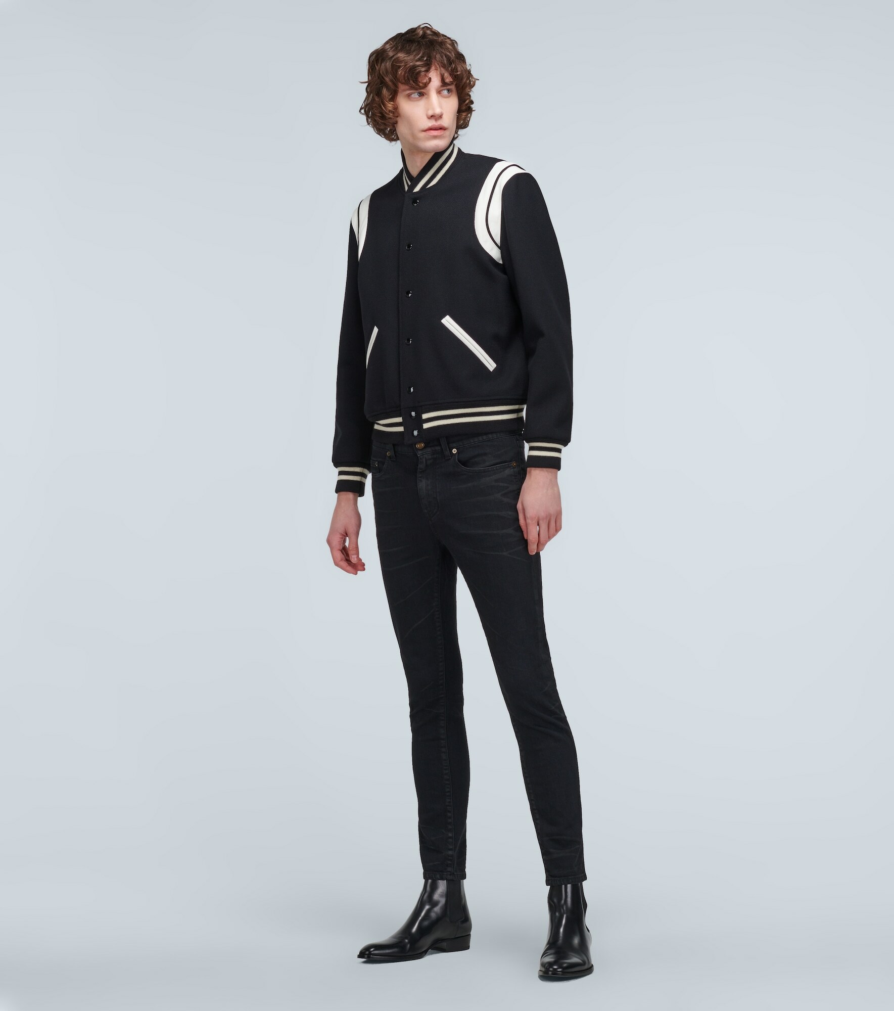 Saint Laurent - Teddy varsity jacket Saint Laurent
