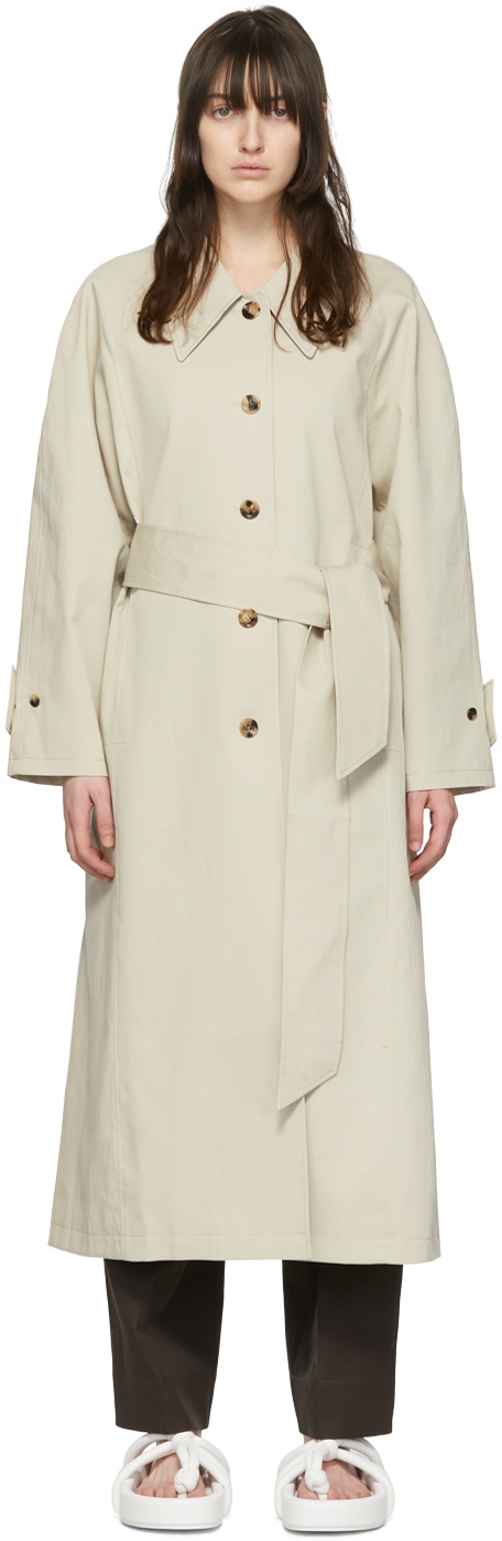 Arch The Beige Cotton Trench Coat Arch The