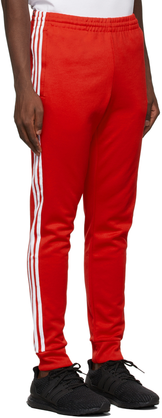 adidas Originals Red Adicolor Classics Primeblue SST Track Pants adidas ...